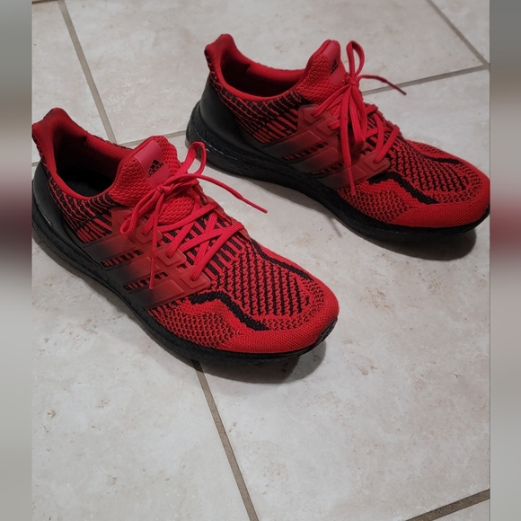 adidas | Shoes | Adidas Crimson And Black Ultra Boost | Poshmark